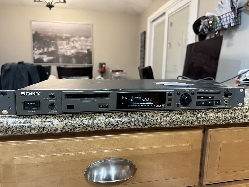 Sony MDS-E10 Professional Rackmount MiniDisc MD Recorder & | Reverb