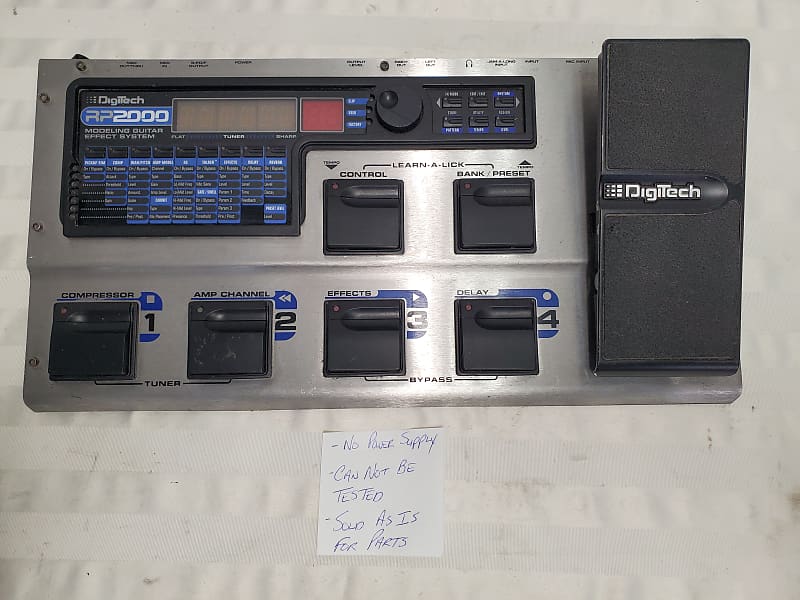 DIGITECH RP2000 FOOTPEDAL & SWITCH #2989 NOT TESTED, AS IS | Reverb