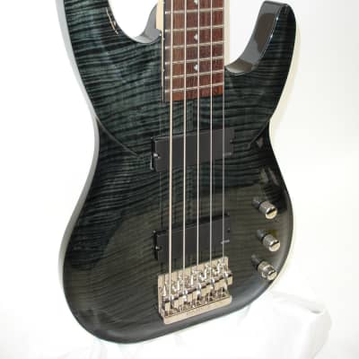 DBZ Barchetta 5-string Bass Guitar Trans Black Flame | Reverb UK