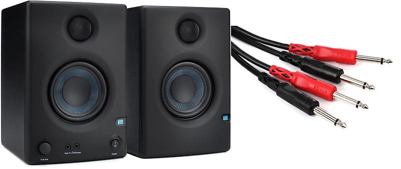 PreSonus Eris E3.5 3.5-inch Powered Studio Monitors Bundle | Reverb