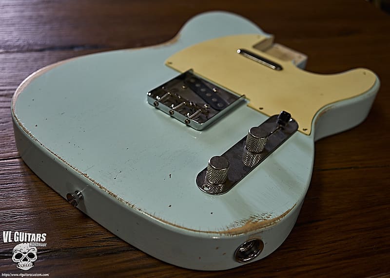 Telecaster Sonic Blue Relic Body (Custom Finish Quality) | Reverb