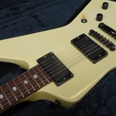 ESP MX-220 EET FUK Explorer James Hetfield Only 25 Made White | Reverb