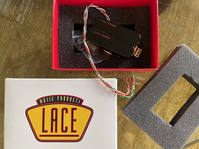 Lace Sensor Dually Red Humbucker Pickup | Reverb