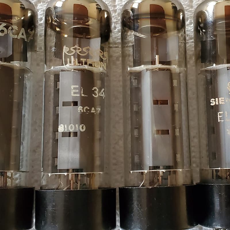 Tubes El34 Rft/Siemens/Telefunken Quad 1970,s | Reverb