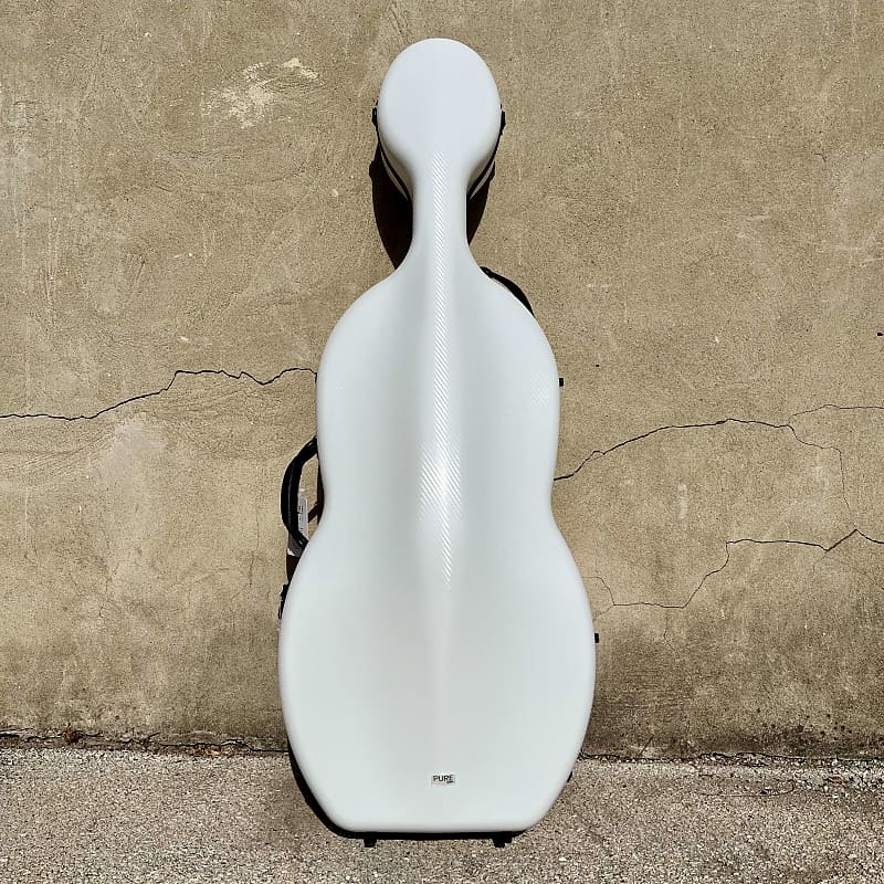 Gewa Pure Cello Case Polycarbonate 4.8 White 4/4 | Reverb