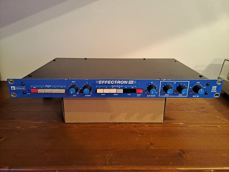 DeltaLab Effectron III ADM 1030 Digital Delay 1980s - Blue | Reverb
