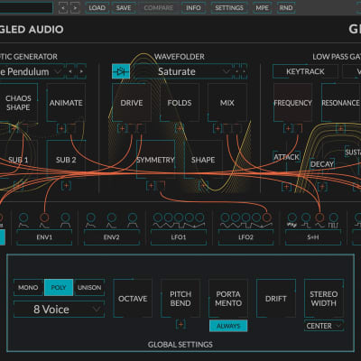 Future Audio Workshop Circle² Synthesizer | Reverb
