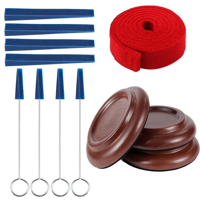 Piano Tuning Mute Kit Wool Felt Mutes Temperament Strip | Reverb
