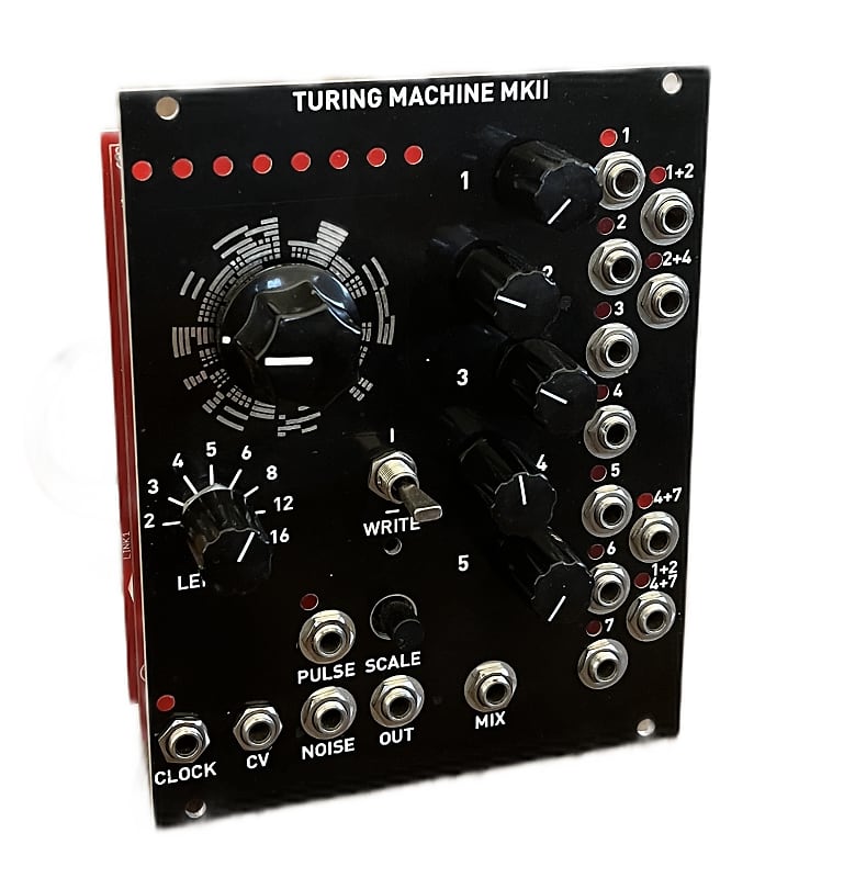 Music Thing Modular Turing Machine mk2 with Voltages and | Reverb