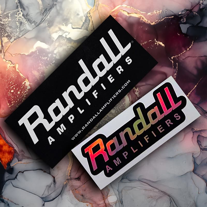 RANDALL AMPLIFIERS HOLOGRAPHIC STICKER SET (2 PACK) INSANELY | Reverb
