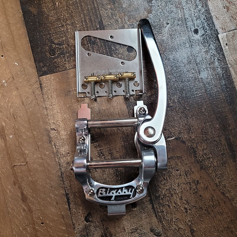 Vibramate Mount Kit for Vintage Fender Tele Using Bigsby B5 | Reverb