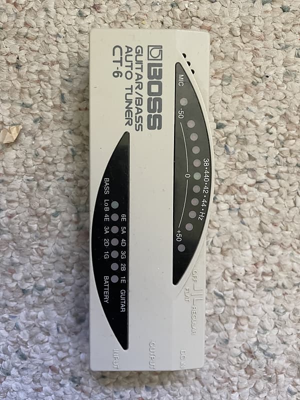 Boss CT-6 Guitar/Bass Auto Tuner (w/ adapter) | Reverb