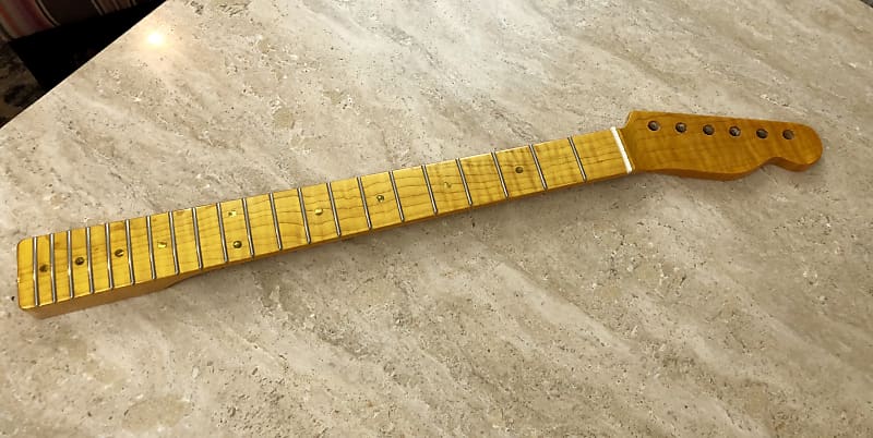 Curly Maple Telecaster Neck | Reverb
