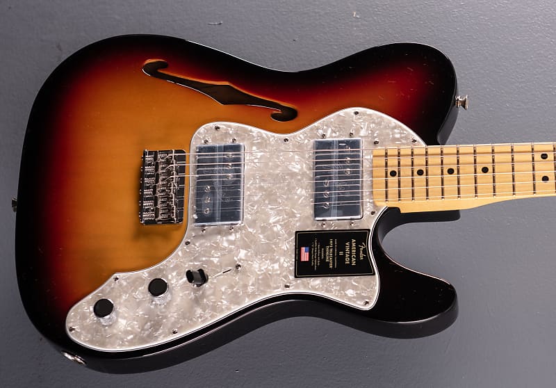 American Vintage II 1972 Telecaster Thinline - 3 Color | Reverb