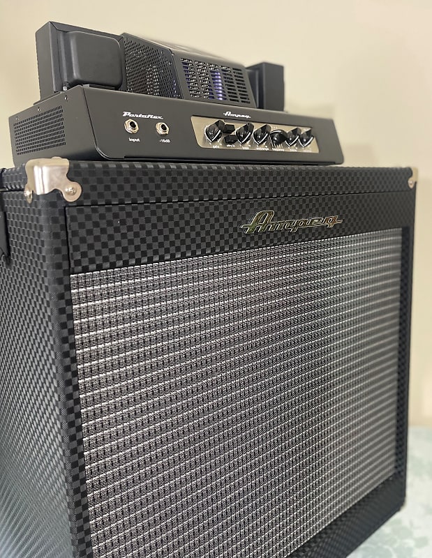 Ampeg PF-50T Portaflex 50-Watt Tube Bass Amp Head + PF-115HE | Reverb