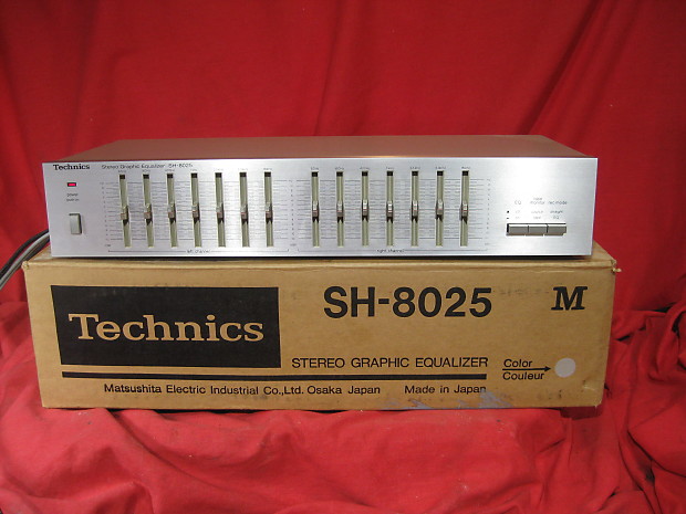 Technics SH-8025 Stereo Graphic Equalizer | Reverb