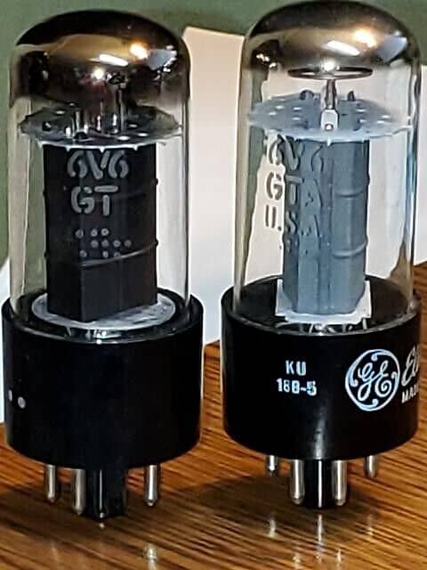 6V6GT GE matched pair MaxiMatcher2 tested (2)tube lot | Reverb