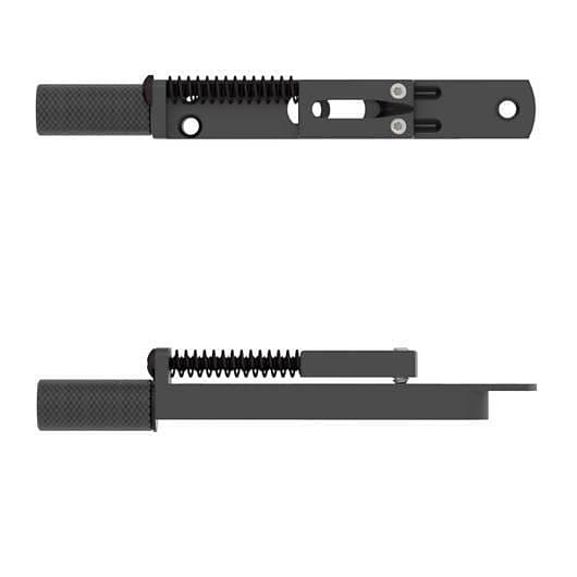 Hipshot Solo Headless Single String Guitar bridge, Black | Reverb