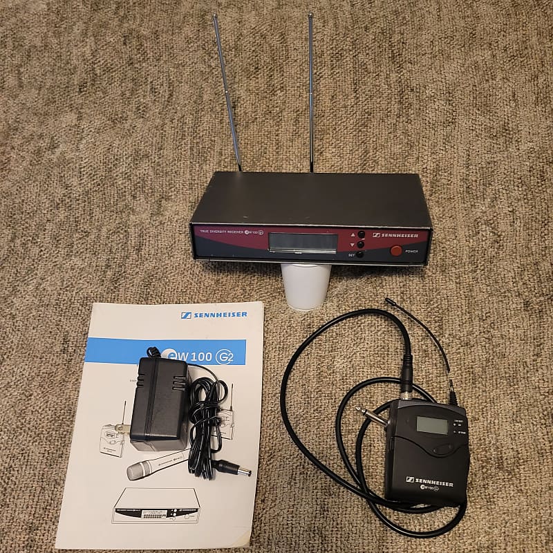 Sennheiser EW100 G2 Wireless Microphone and Guitar | Reverb