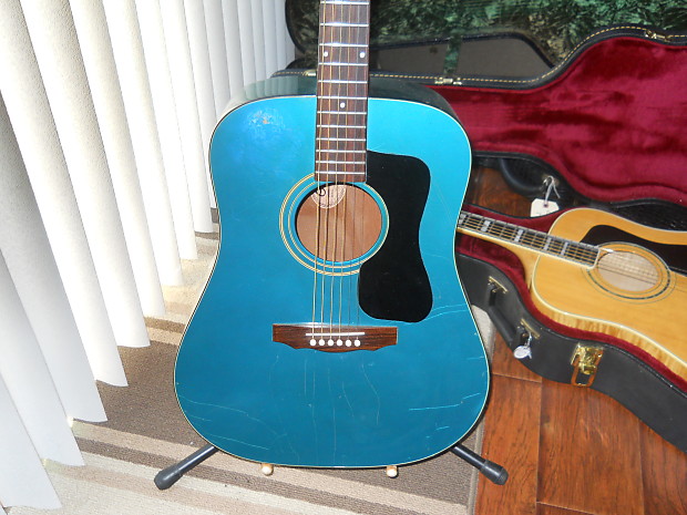 1982 Guild D 25-Blue-HSC | Reverb