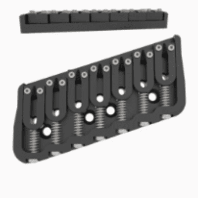 Hipshot 7-String Multi-Scale 18° Fixed Guitar Bridge - | Reverb Canada
