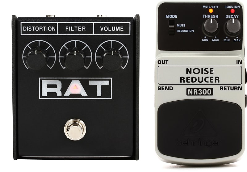 Pro Co RAT 2 Distortion / Fuzz / Overdrive Pedal Bundle with | Reverb