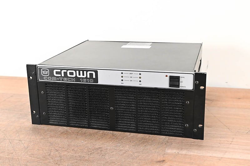 Crown Com-Tech 1610 2-Channel Power Amplifier CG01AN0 | Reverb UK