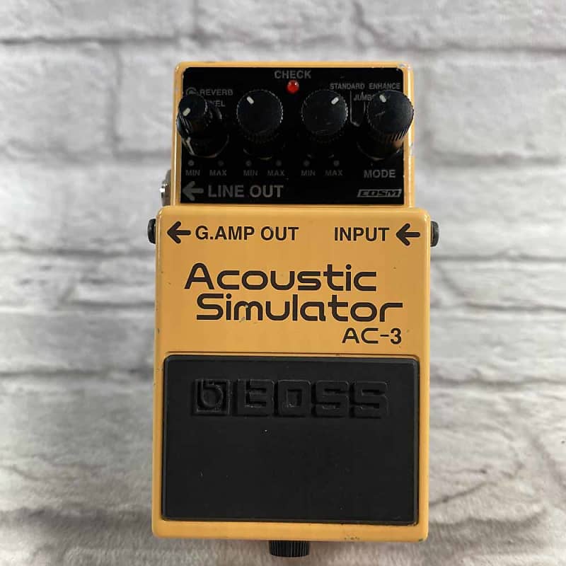 Used: Boss AC-3 Acoustic Simulator | Reverb