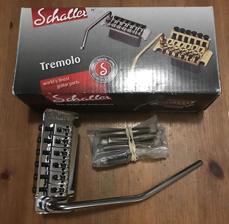 Schaller Vintage Tremolo - 37mm Block, Chrome | Reverb