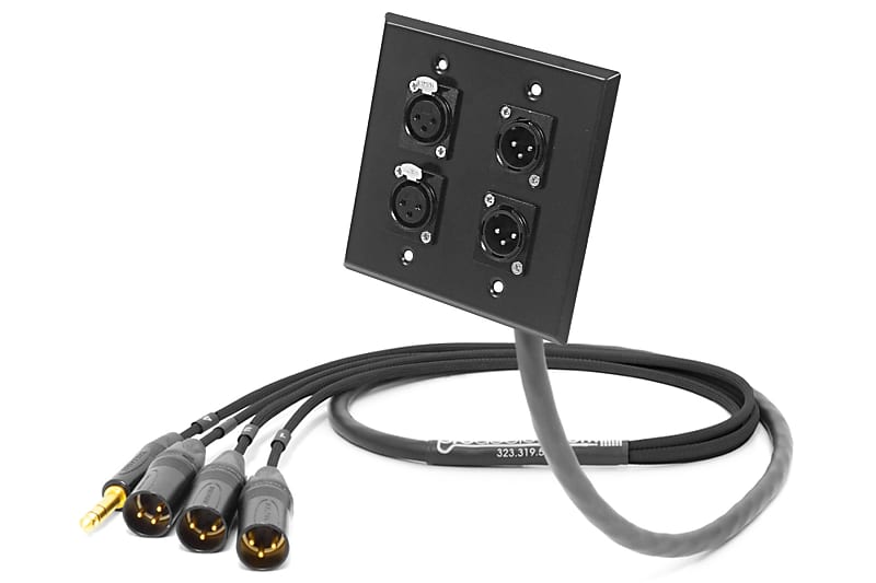 4-Channel Studio Wall Panel / Wall Plate | Made from Mogami | Reverb