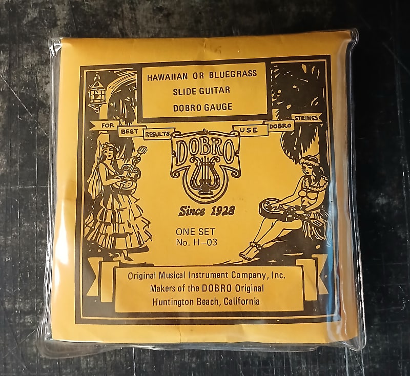 Dobro H-03 Hawaiian or Bluegrass Slide Guitar Strings | Reverb