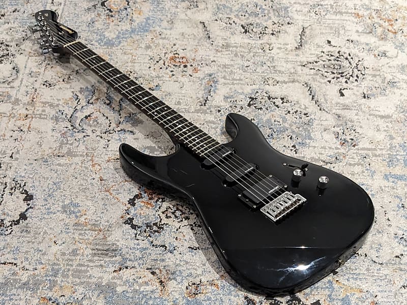 1989 Fernandes 'The Function' SSH-40 black - Made in Japan | Reverb