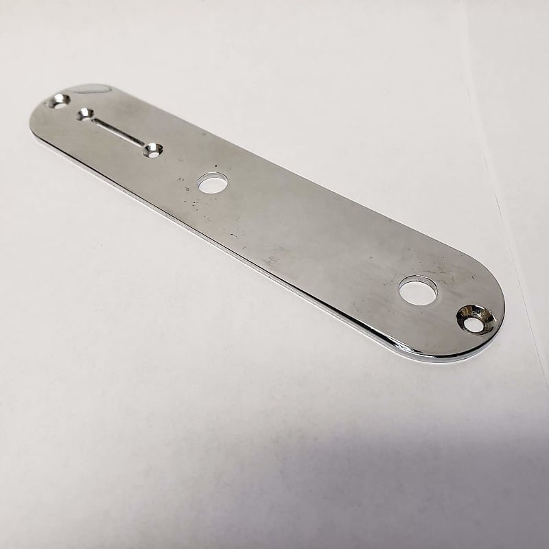 Telecaster Chrome Control Plate - Beveled | Reverb