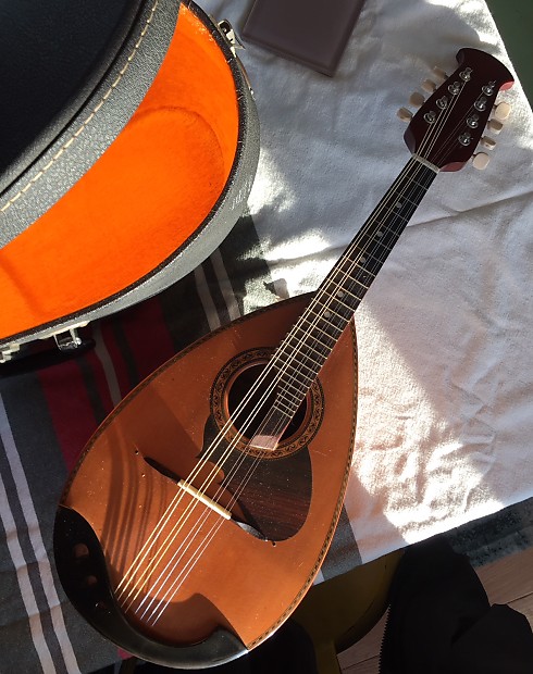 Vintage 1975 Suzuki M210 Bowl Back Mandolin - With Fitted | Reverb