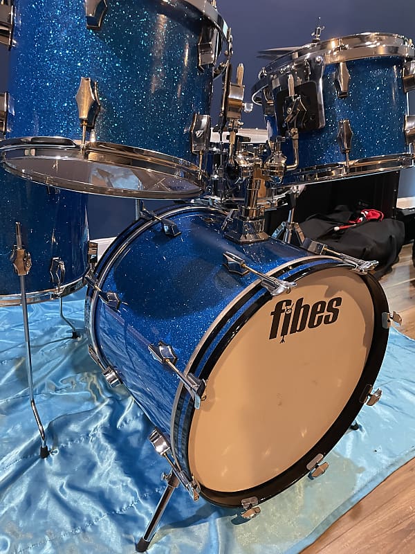 Fibes Austin Series 80’s - Blue sparkle wrap | Reverb