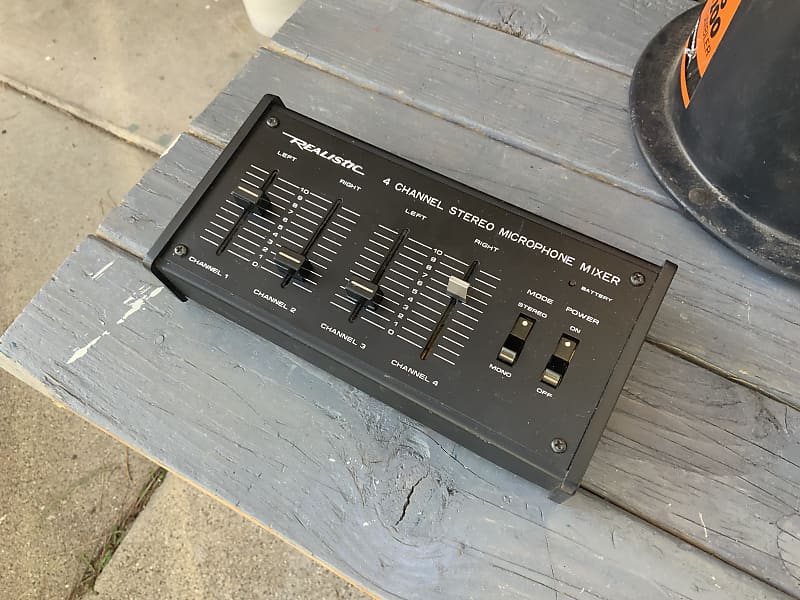 Radio Shack Realistic 4-Channel Stereo Microphone Mixer | Reverb
