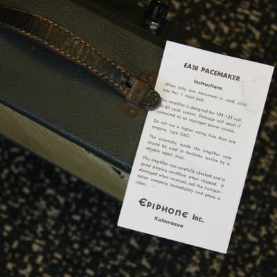 1962 Epiphone EA50 Pacemaker Amplifier * Vintage * Original * | Reverb