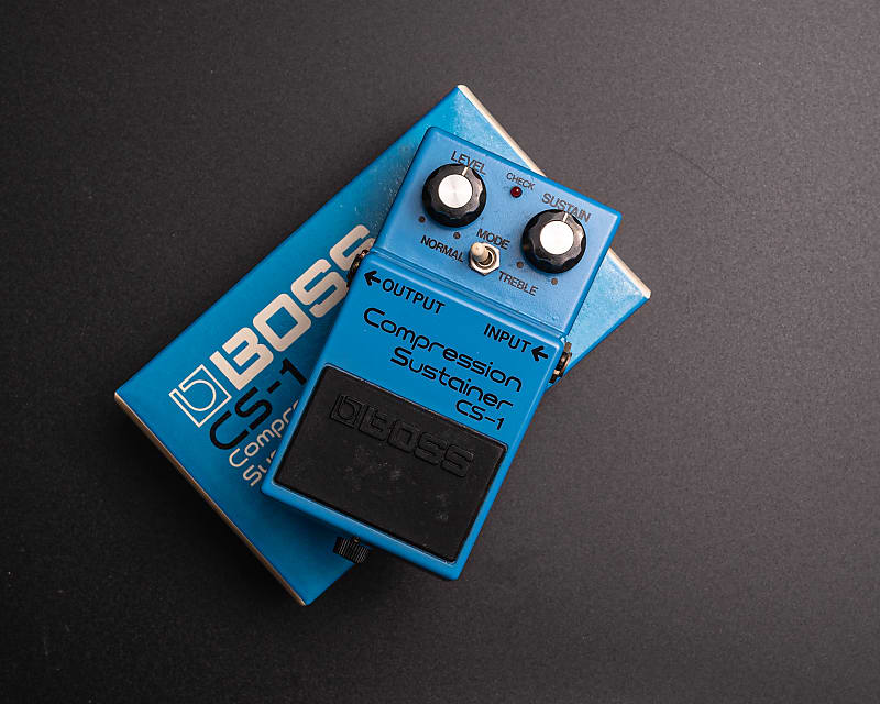 1981 Boss CS-1 Compression Sustainer - Original Box + Papers | Reverb