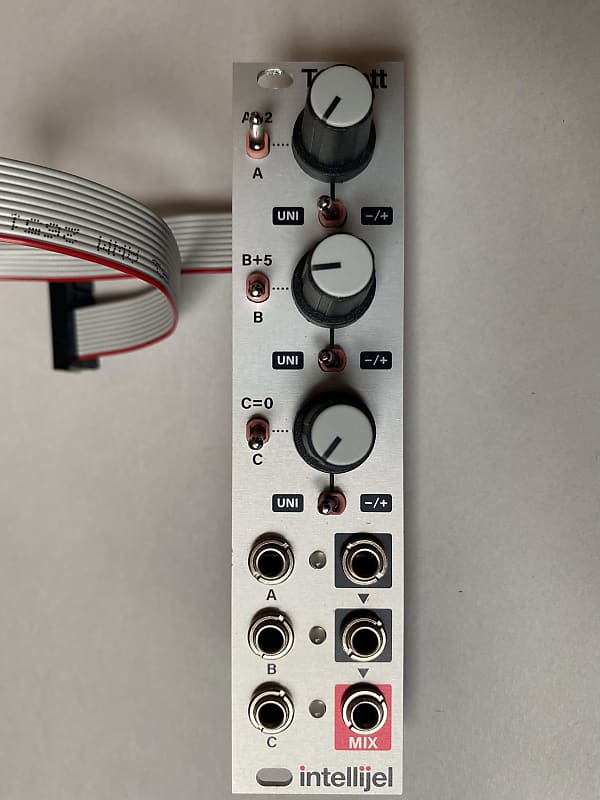 Intellijel Triplatt Mixer + Utility Module | Reverb