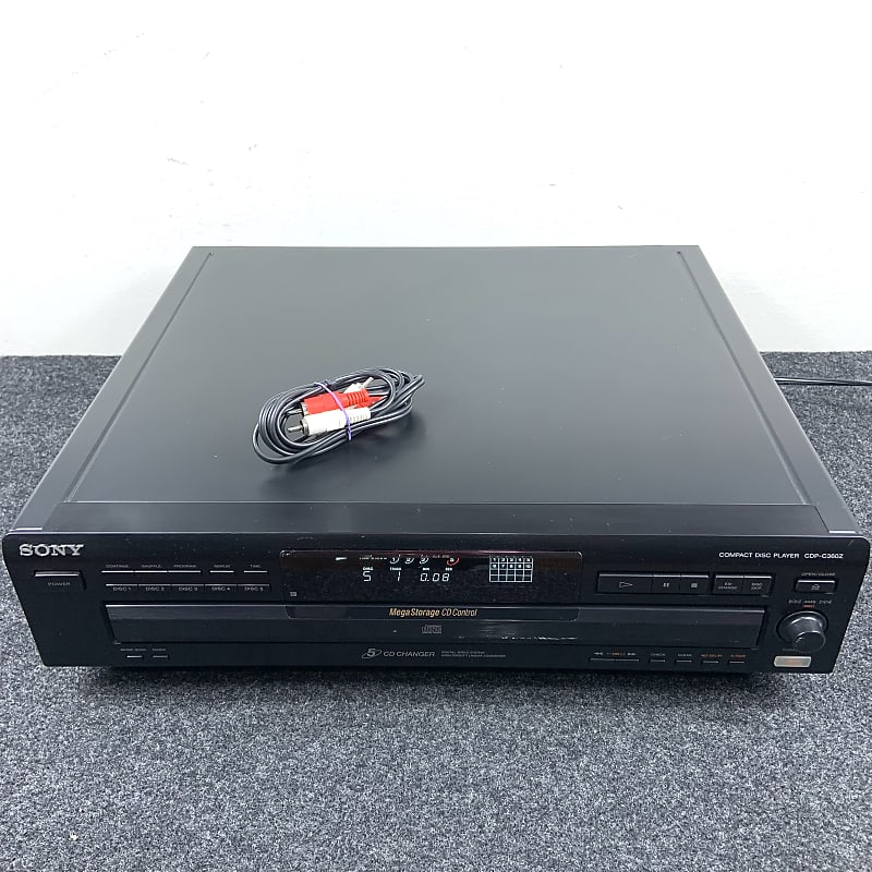 Sony CDP-C360Z 5 Disc Carousel CD Player | Reverb