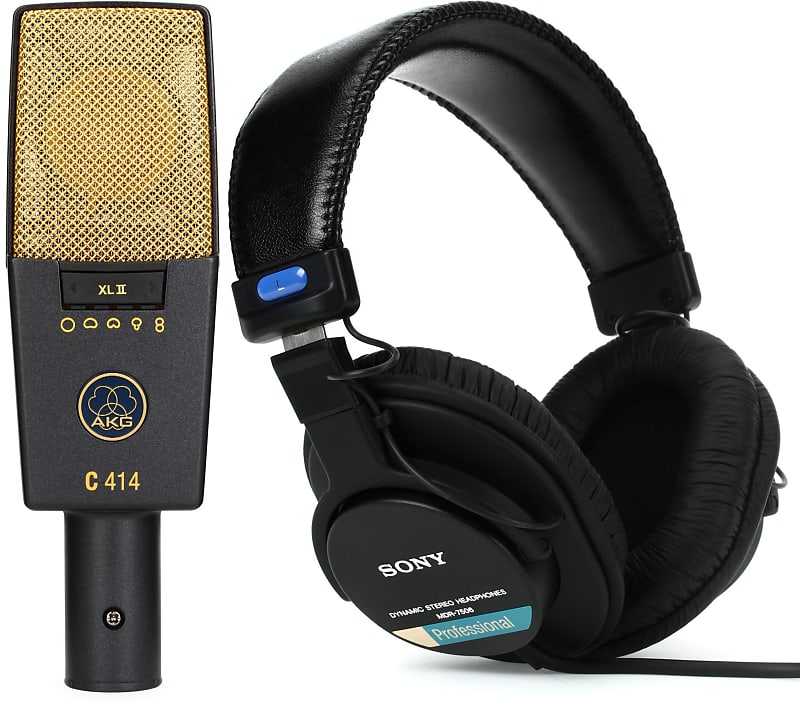 AKG C414 XLII Large-diaphragm Condenser Microphone Bundle | Reverb