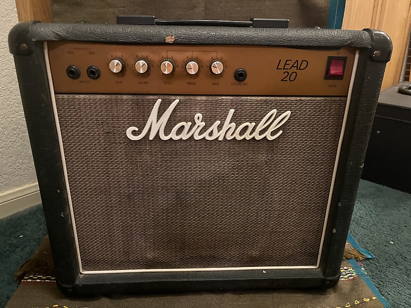 Marshall LEAD 20 #5002 80's - black | Reverb