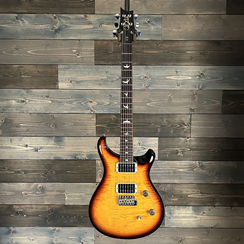 PRS CE24 Custom Electric - Tri-Color Sunburst Wrap w/Black | Reverb