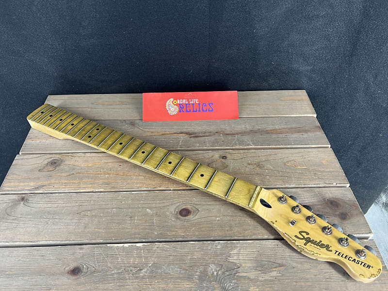 Squier Relic 72 Tele Telecaster Deluxe Loaded Neck | Reverb