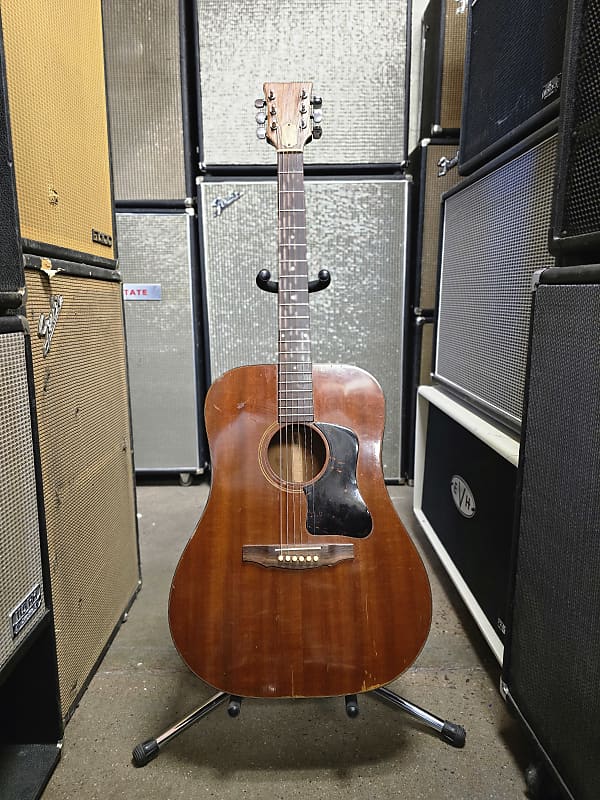 *Players Grade* Guild D-25 Mahogany 1969-1970 W/HSC | Reverb