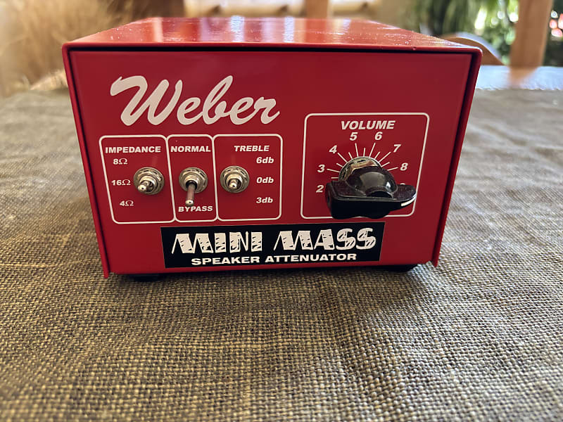 Weber Mini mass 50 Watt Attenuator 2010’s Red | Reverb