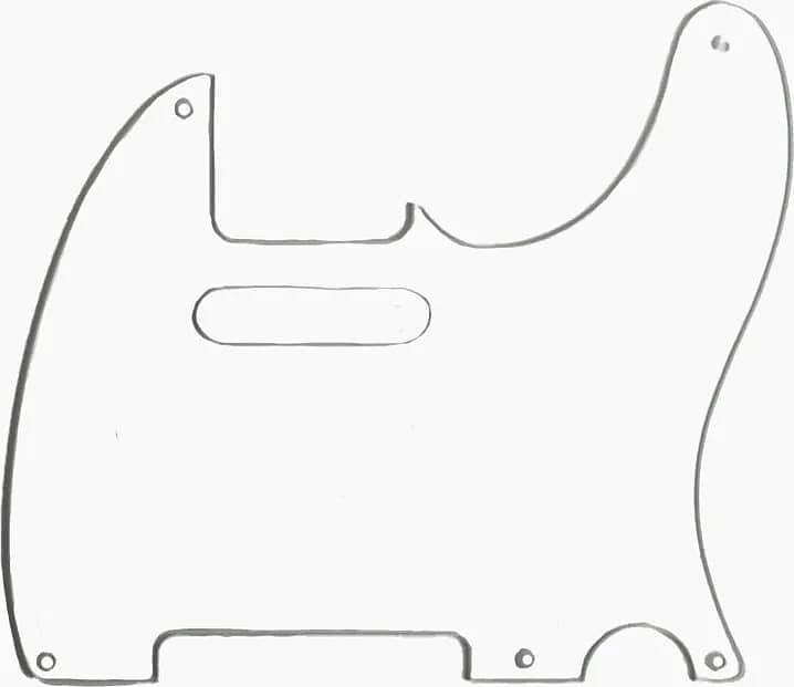 PG-0560 5-hole Pickguard for Telecaster®Transparent Clear | Reverb