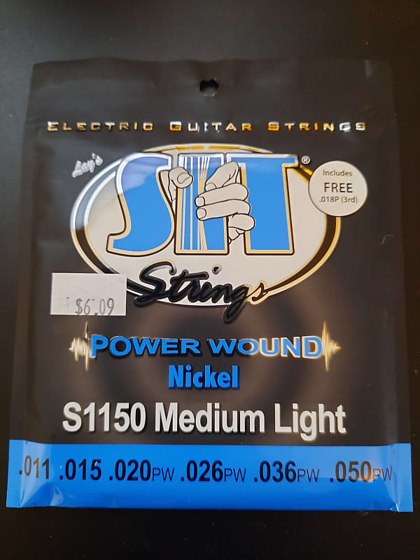 SIT Strings S1150 Medium Light Power Wound Nickel Electric | Reverb