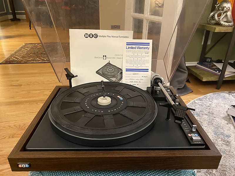 BIC 940 Belt Drive 1977 - Vintage turntable | Reverb