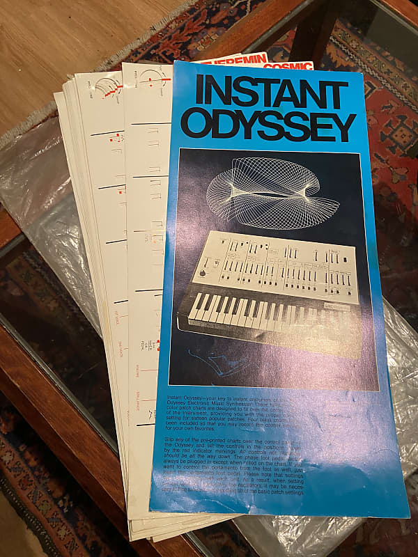 ARP Odyssey MKI 2800 (original patch charts now with BOOKLETS | Reverb